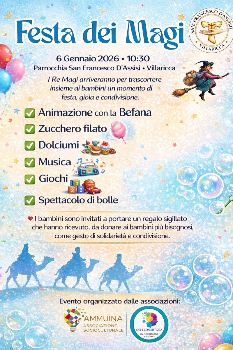 Villaricca, 6 gennaio 2026 – *Festa dei Magi alla Parrocchia San ...